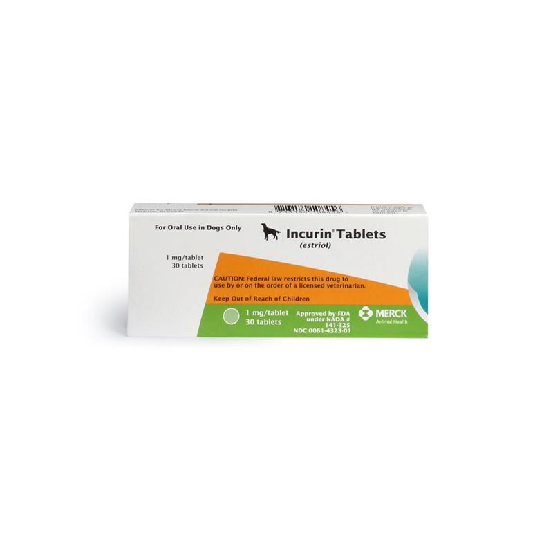 Incurin 1 Mg, 30 Tablets Dosage For Dogs | Giant Eagle Pet Pharmacy