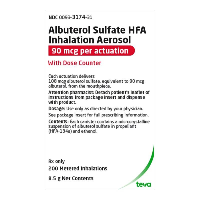 Albuterol Sulfate HFA 90 mcg, Inhaler | Giant Eagle Pet Pharmacy