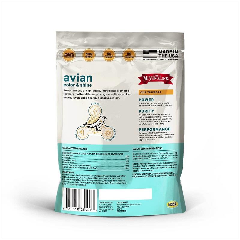 Original Ultimate Avian Powder Supplement By The Missing Link | Giant ...