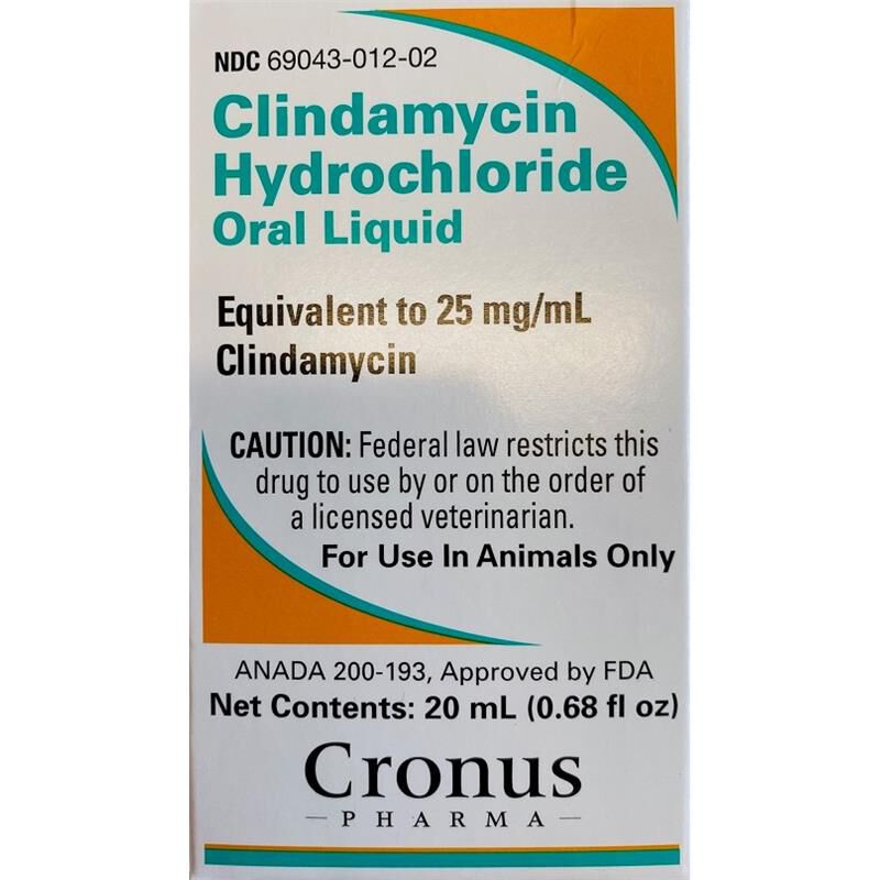 Clindamycin Hydrochloride Oral Drops 25 Mg/Ml 20 Ml | Giant Eagle Pet ...