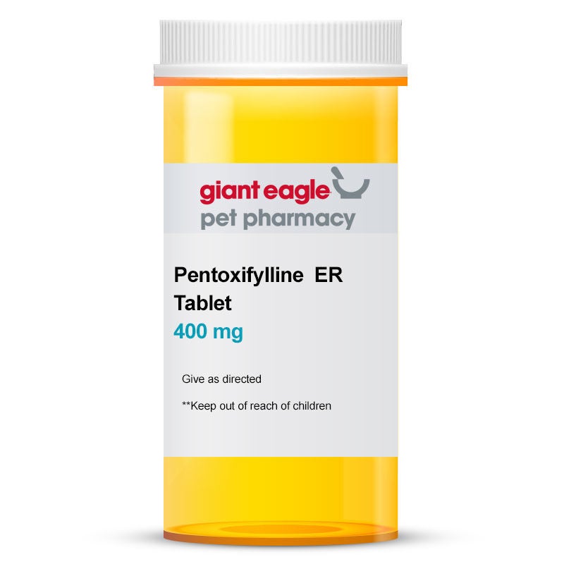 Pentoxifylline 400 Mg Er Tablet For Dogs Cats And Horses | Giant Eagle ...